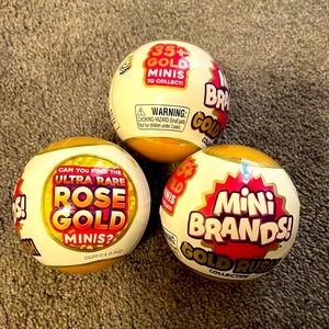 Zuru | Toys | Last One Mini Brands Gold Rush Collection Capsules Set Of ...